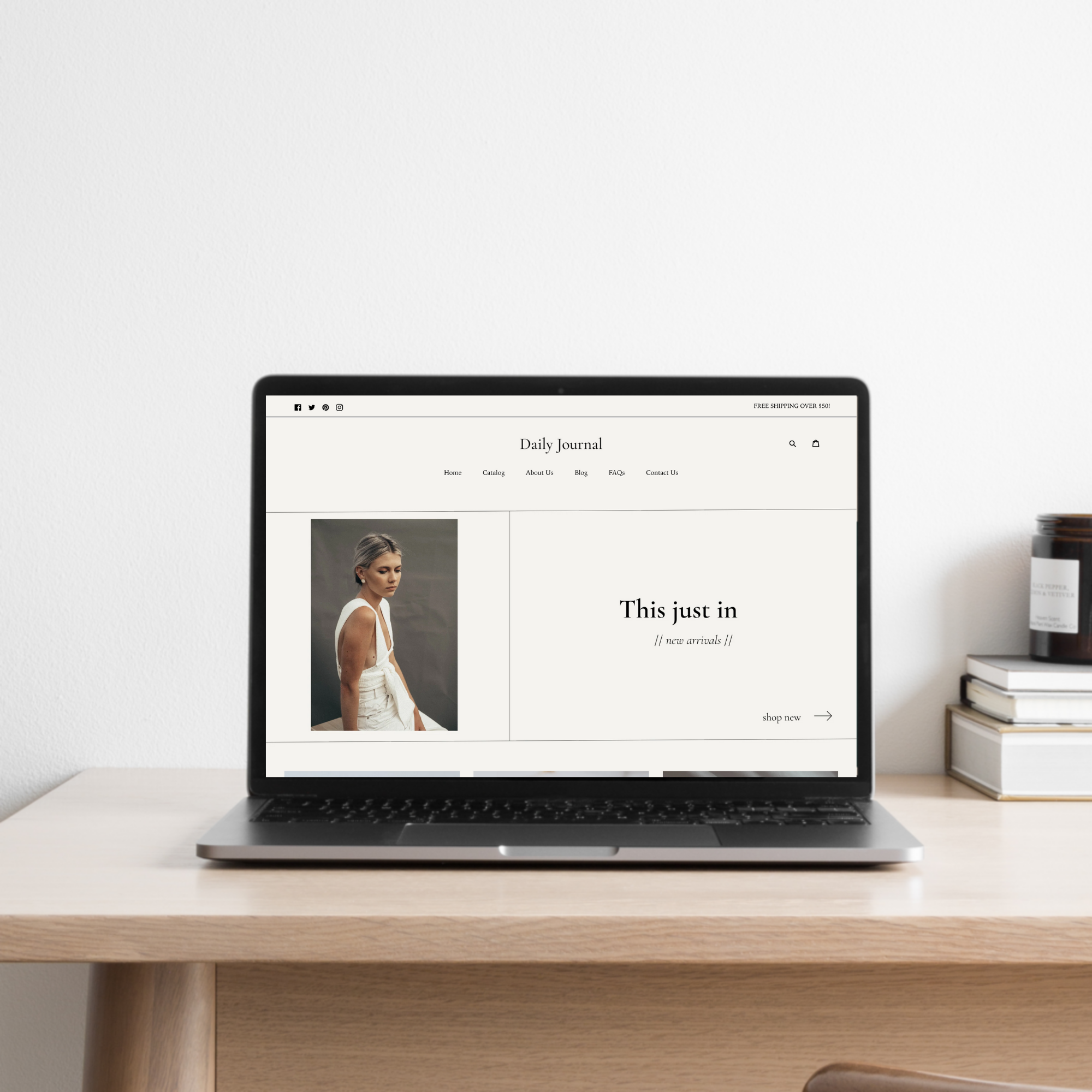 Daily Journal | Minimal Shopify Theme – Easy Website Themes